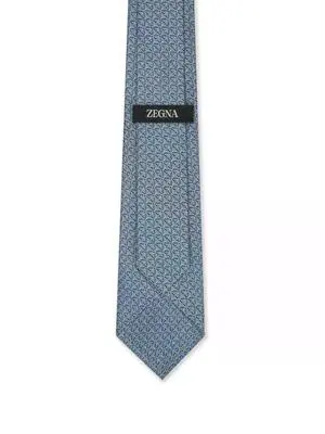 Zegna Silk Neck Tie - Blue