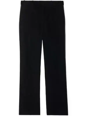 Burberry Velvet Trousers - Black
