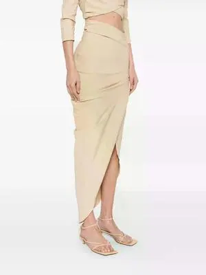 CORTANA Mite Midi Skirt - Neutrals