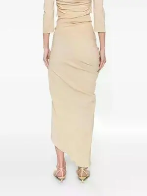 CORTANA Mite Midi Skirt - Neutrals