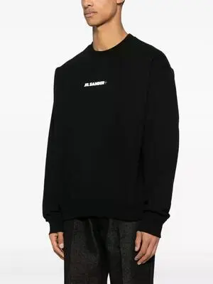 JIL SANDER Logo-print Sweatshirt - Black