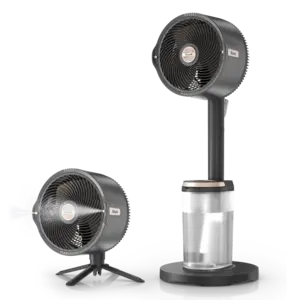 SHARK Flexbreeze Pro Mist Indoor & Outdoor Fan - Charcoal Grey