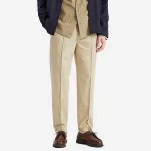 A.p.c. Pieter Textured Cotton Pleat Trousers