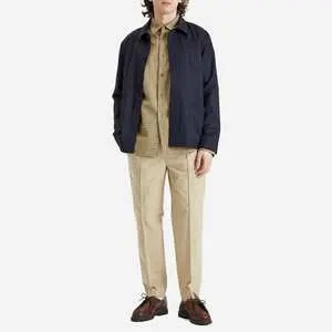 A.p.c. Pieter Textured Cotton Pleat Trousers