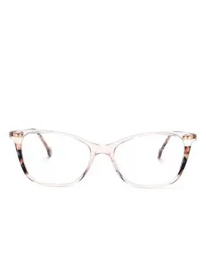 Carolina Herrera Square Frame Eyeglasses - Pink