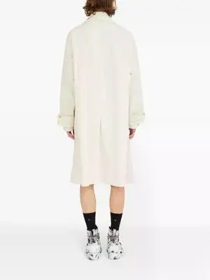MAISON MARGIELA Layered Cotton Trench Coat - Neutrals