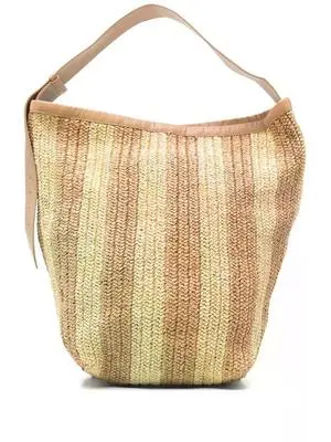 ALYSI Raffia Shoulder Bag