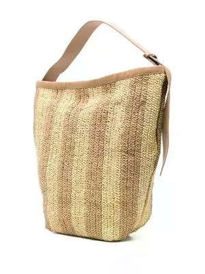 ALYSI Raffia Shoulder Bag