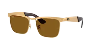 Ray-ban Wayfarer Deluxe Sunglasses - Brown