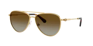 SWAROVSKI Aviator Sunglasses - Gradient Brown Polarized