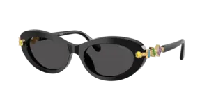 SWAROVSKI Sk6042 Sunglasses - Dark Grey