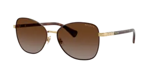 Ralph Lauren Sunglasses Polarized Brown Gradient