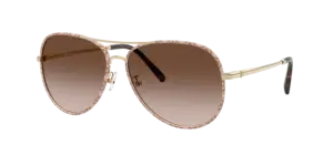 Tory Burch Aviator Sunglasses - Brown Gradient