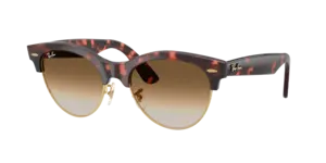 Ray-ban Ray-Ban Clubmaster Sunglasses Clear Gradient Brown