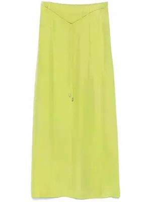 ALYSI Silk Maxi Skirt