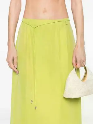 ALYSI Silk Maxi Skirt