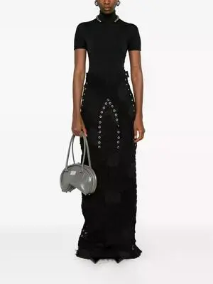 WHO DECIDES WAR Grommet Arch Maxi Skirt