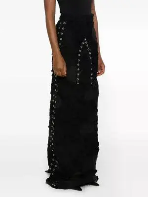 WHO DECIDES WAR Grommet Arch Maxi Skirt