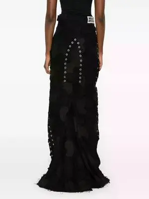 WHO DECIDES WAR Grommet Arch Maxi Skirt