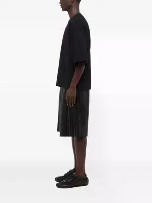 Helmut Lang Ribbed T-shirt - Black