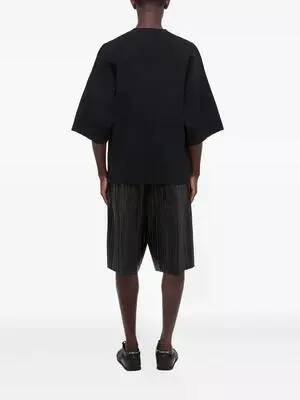 Helmut Lang Ribbed T-shirt - Black