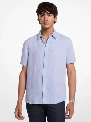 Michael Kors Linen Shirt - Blue