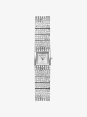 Michael Kors Mini Darrington Pavé -tone Watch In By - Silver