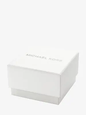 Michael Kors Darrington Pavé -tone Ring Watch In By - Silver