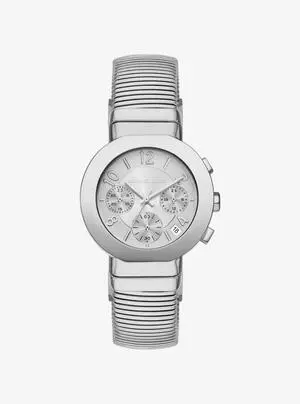 Michael Kors Gramercy Stainless Steel Chronograph Watch - Silver