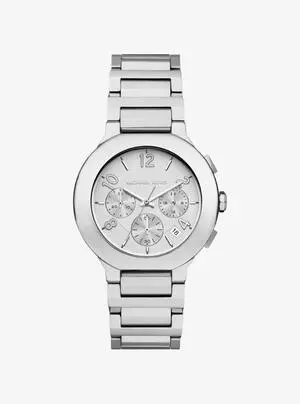 Michael Kors Gramercy Stainless Steel Chronograph Watch - Silver