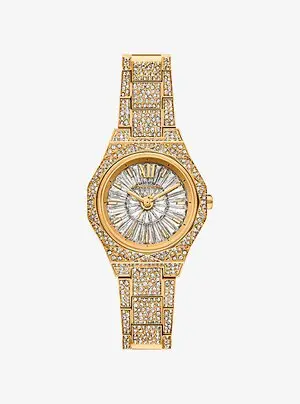 Michael Kors Mini Raquel Pavé Watch - Gold