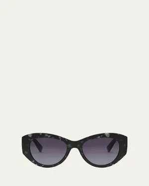 BVLGARI BVLGARI Tubogas Sunglasses Blkoviolmr