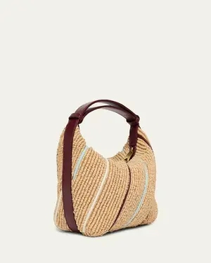 Bottega Veneta Wallace Mini Striped Shoulder Bag - Natural Multi