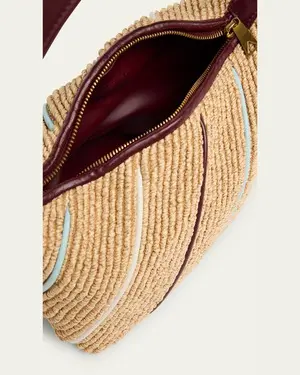 Bottega Veneta Wallace Mini Striped Shoulder Bag - Natural Multi