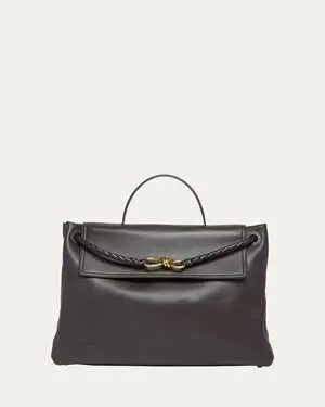 Bottega Veneta Ciao Ciao Large Leather Top-handle Bag - Fondant
