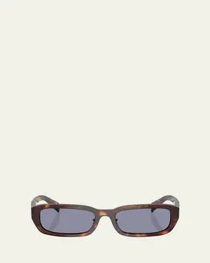 Prada Prada PR B06SF Rectangle Sunglasses Grey