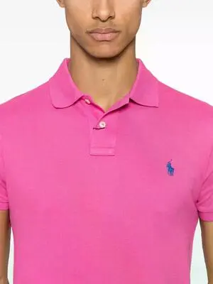 Polo Ralph Lauren Polo Pony-embroidered Polo Shirt - Pink