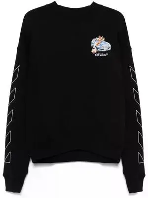 Off-White Logo-embroidered Sweatshirt