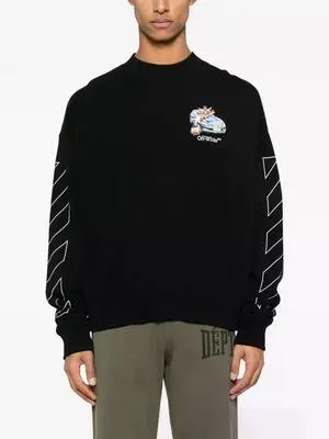 Off-White Logo-embroidered Sweatshirt