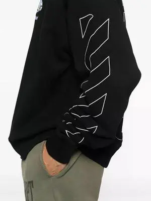 Off-White Logo-embroidered Sweatshirt