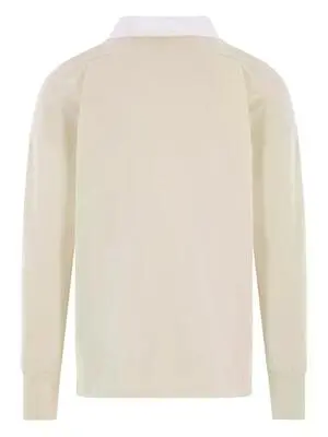 MAISON MARGIELA Long Sleeve Cotton Polo Shirt