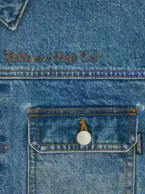 BILLIONAIRE BOYS CLUB Script-logo Denim Jacket