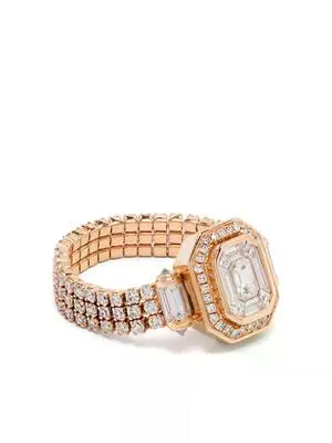 Shay 18k Rose Gold Diamond Cocktail Ring - Pink