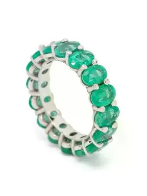 Shay 18k Gold Emerald Eternity Ring
