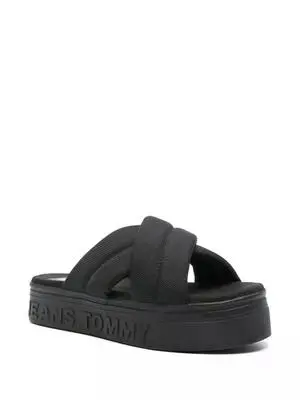 Tommy Hilfiger Logo-embossed Platform Sandals