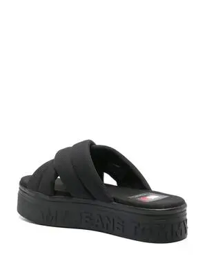 Tommy Hilfiger Logo-embossed Platform Sandals