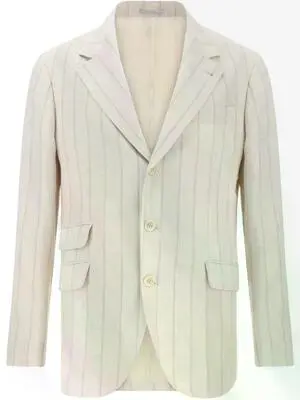 Brunello Cucinelli Linen Blazer - Neutrals