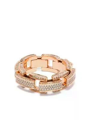Shay 18k Rose Gold Diamond Fashion Ring - Pink