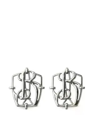 Burberry Charm Hair Clips - Silver