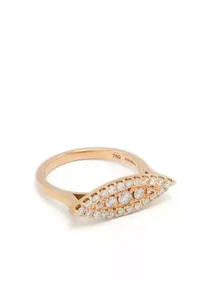 Shay 18k Rose Gold Diamond Cocktail Ring - Pink